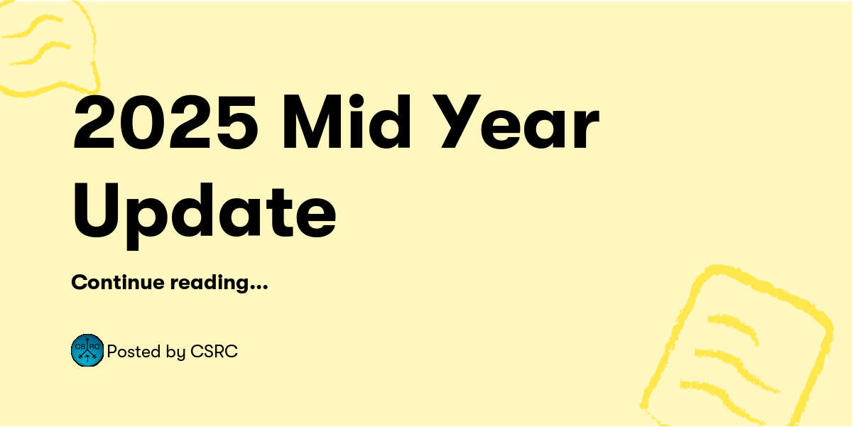 2025 Mid Year Update — CSRC - Buymeacoffee