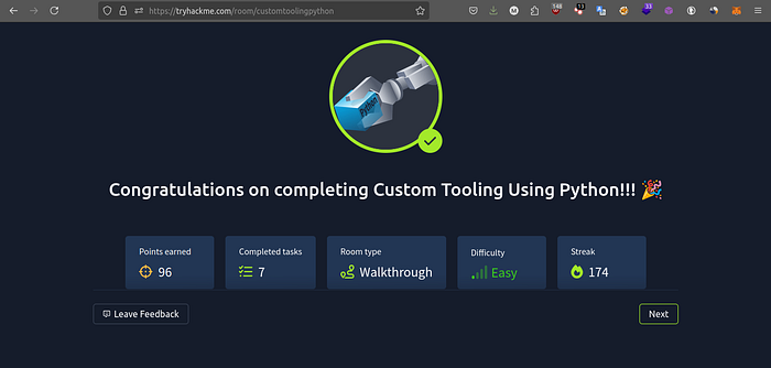 Custom Tooling Using Python | THM | Write-up ️ — Mohamed Ali - Buymeacoffee