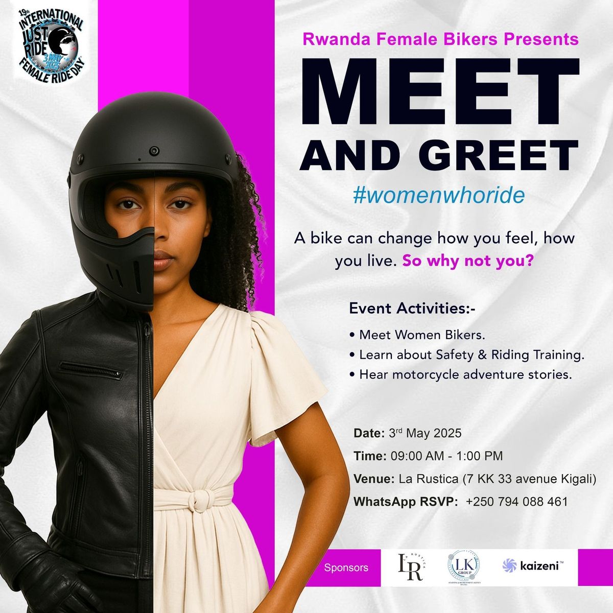 First Female Biker Meet Up In Kigali 3 May 2025 — Writer in Rwanda ...