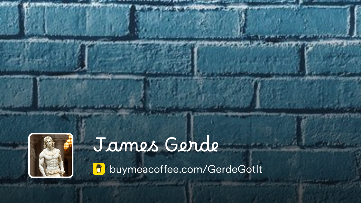 James Gerde - Buymeacoffee