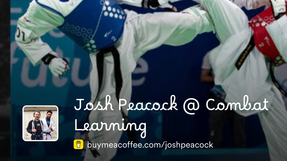 Josh Peacock @ Combat Learning is Podcasting, Writing, and Filming Tutorials - Buymeacoffee