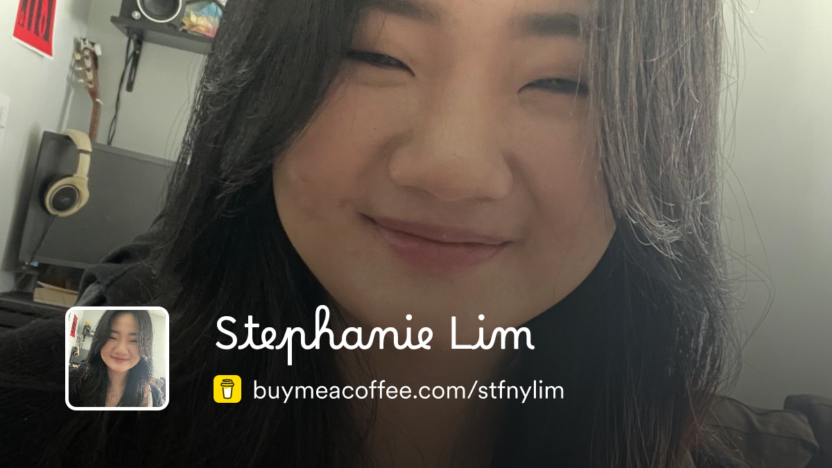 Stephanie Lim is developing mai meal - Buymeacoffee