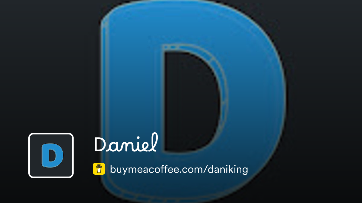 Daniel - Buymeacoffee