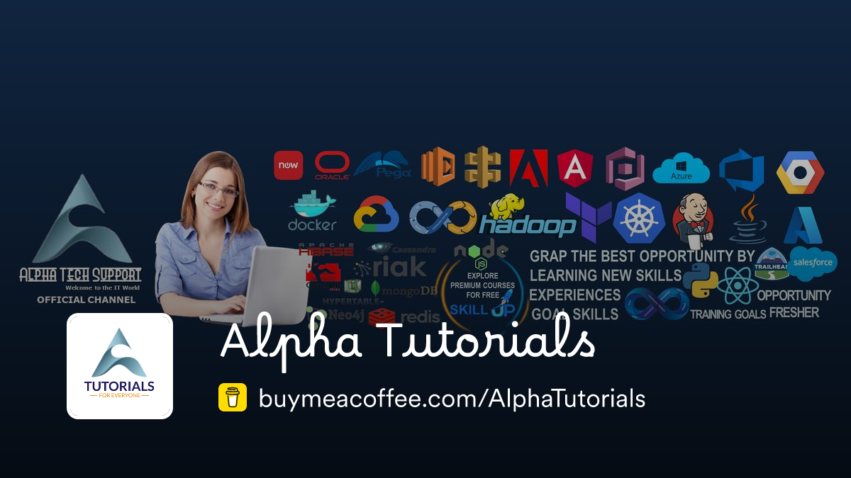 Alpha Tutorials - Buymeacoffee