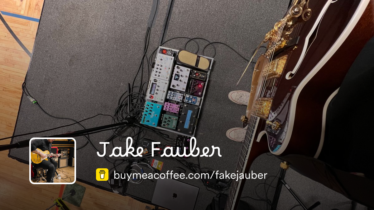 Jake Fauber is guitar content - Buymeacoffee