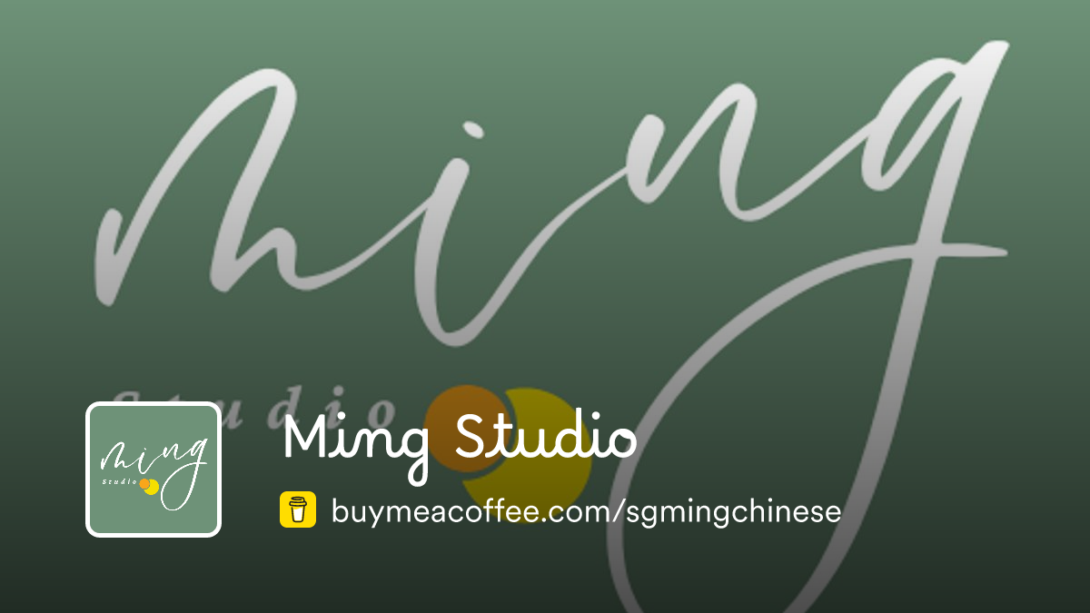 Ming Studio is Language, literature, history and all the little things in life. - Buymeacoffee
