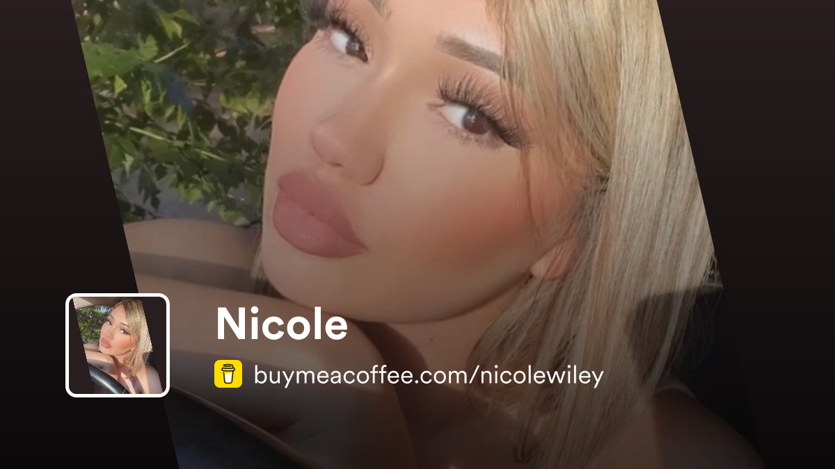 Nicole - Buymeacoffee