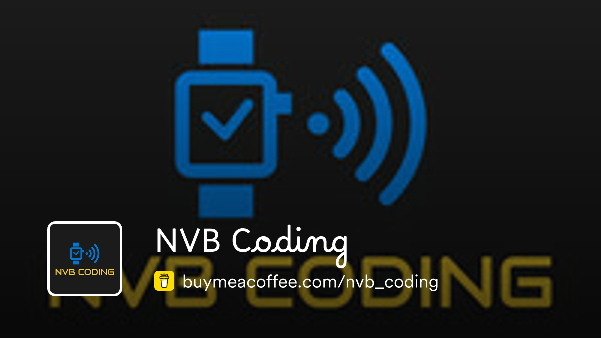 NVB Coding - Buymeacoffee