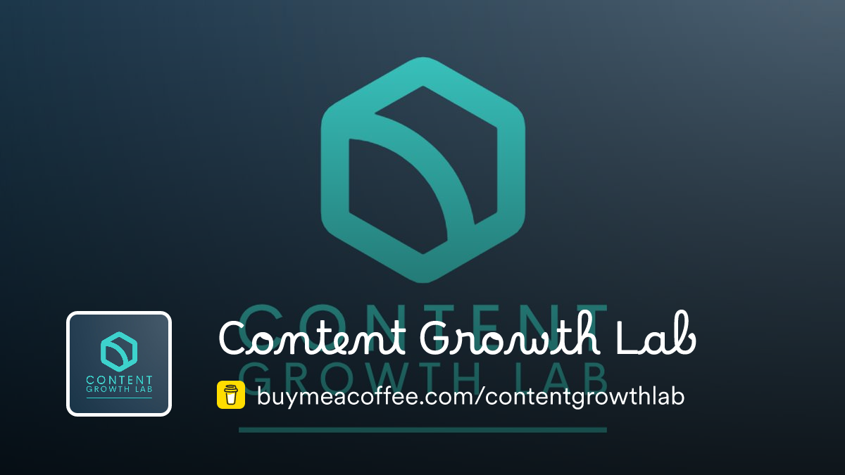 Content Growth Lab - Buymeacoffee