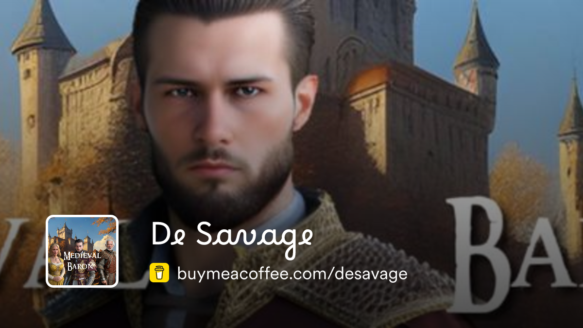 De Savage is developing Ren'Py virtual novel 'Medieval Baron' - Buymeacoffee