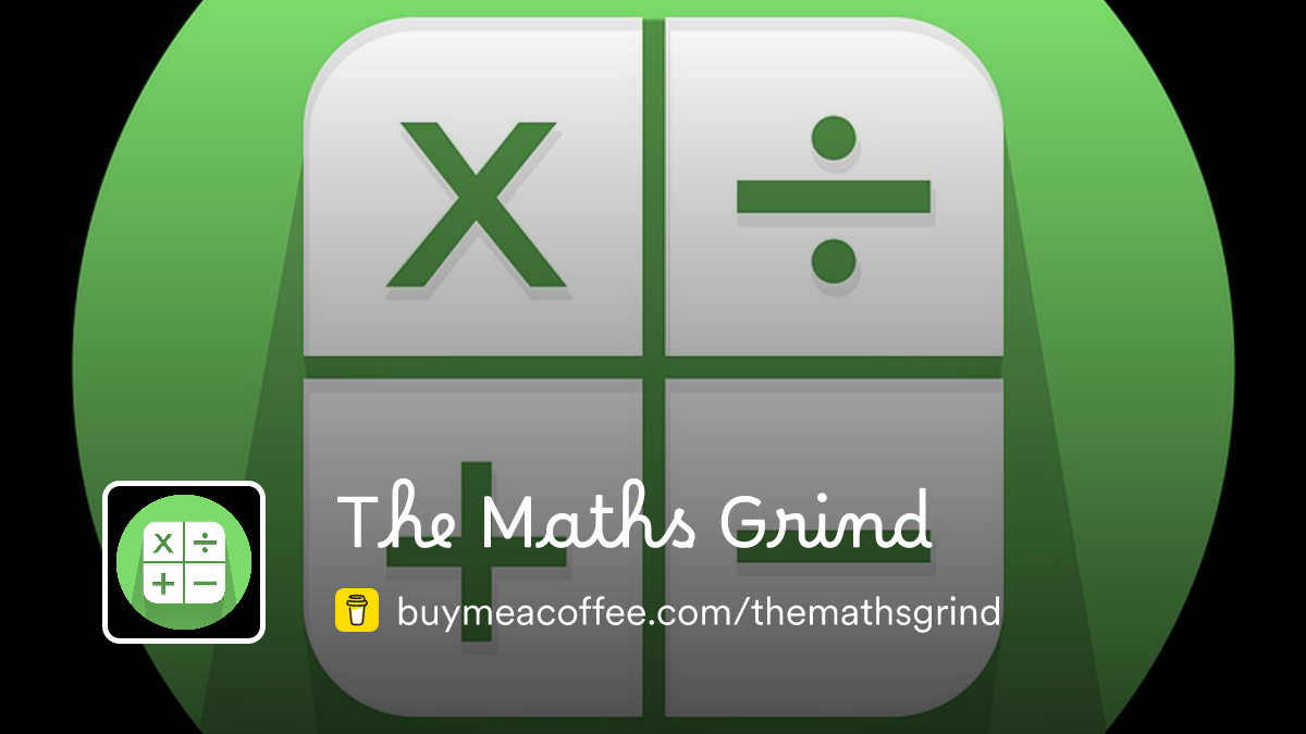 The Maths Grind - Buymeacoffee