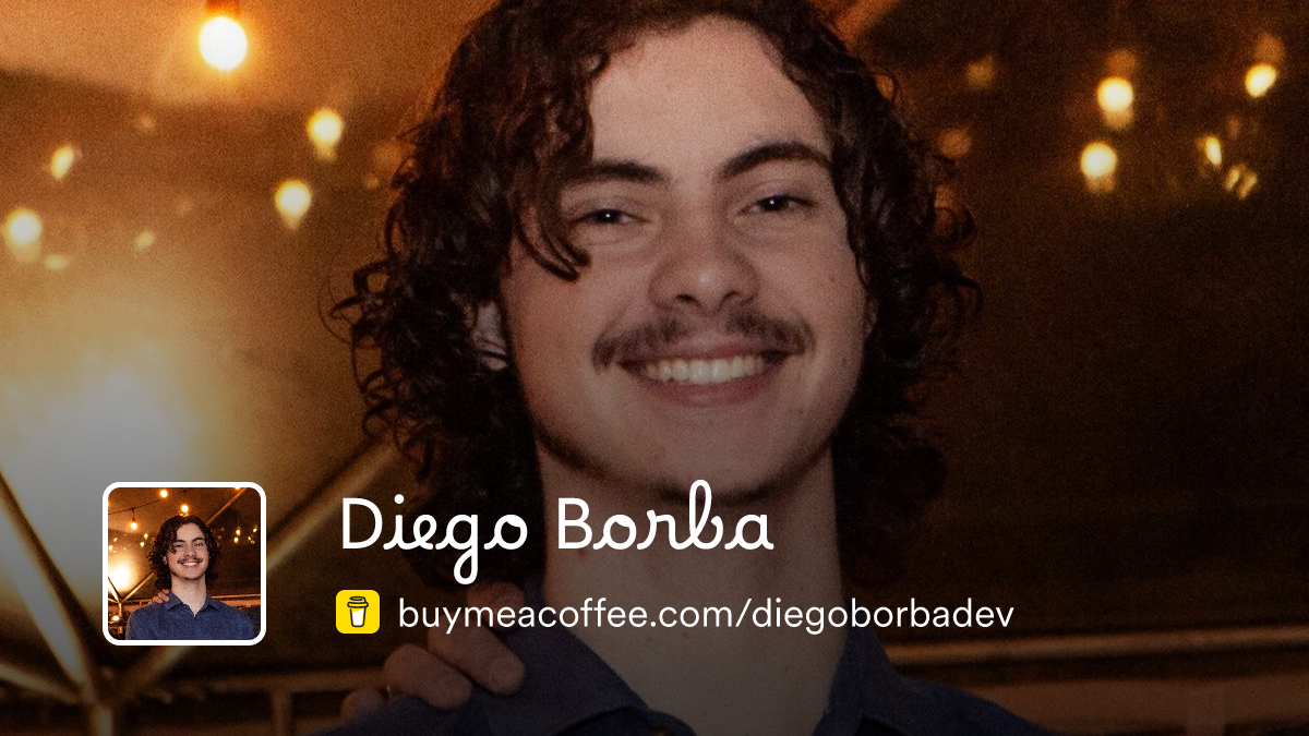 Diego Borba - Buymeacoffee