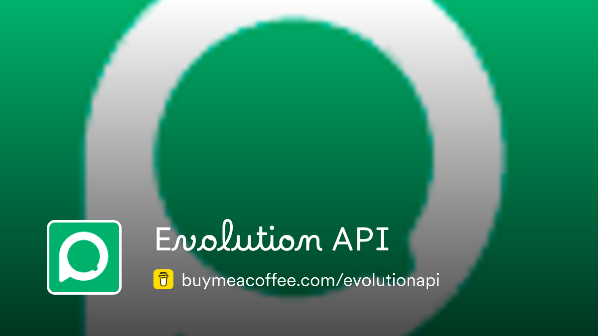 Evolution API - Buymeacoffee