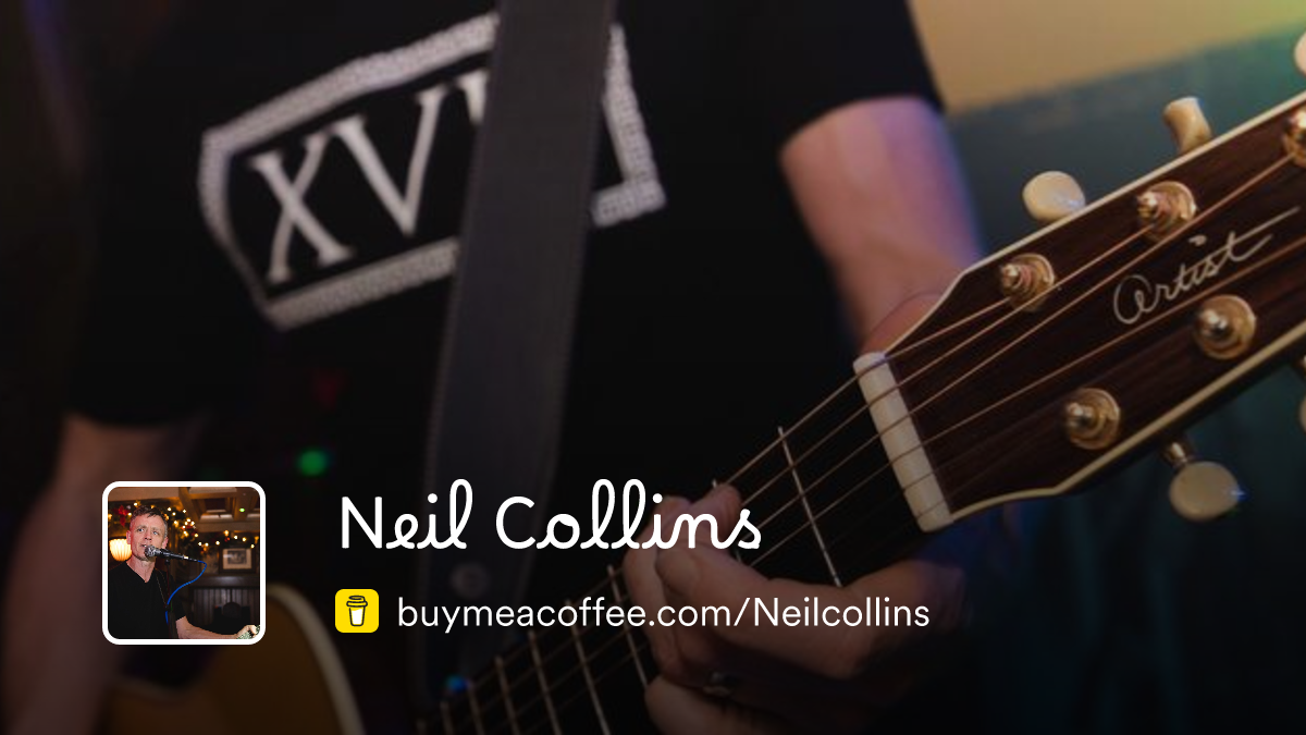 Neil Collins is all about live Vocal Acoustic performances. - Buymeacoffee