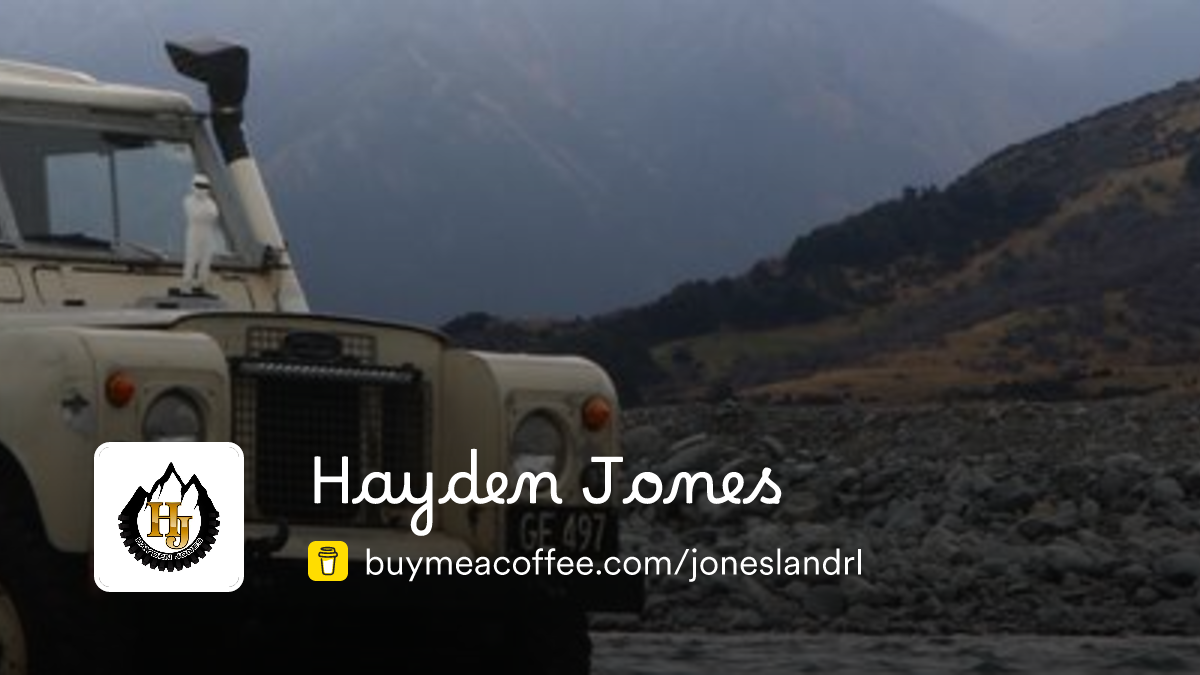 Hayden Jones is making 4WD YouTube video's just for you - Buymeacoffee