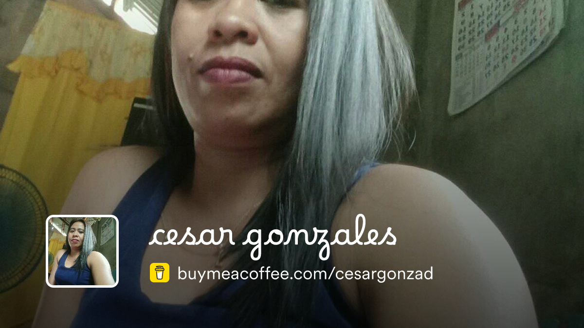 cesar gonzales - Buymeacoffee