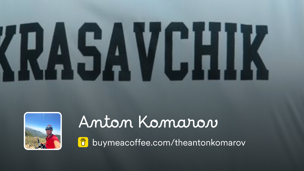 Anton Komarov is creating a documentary on his way to Pro sport - Buymeacoffee