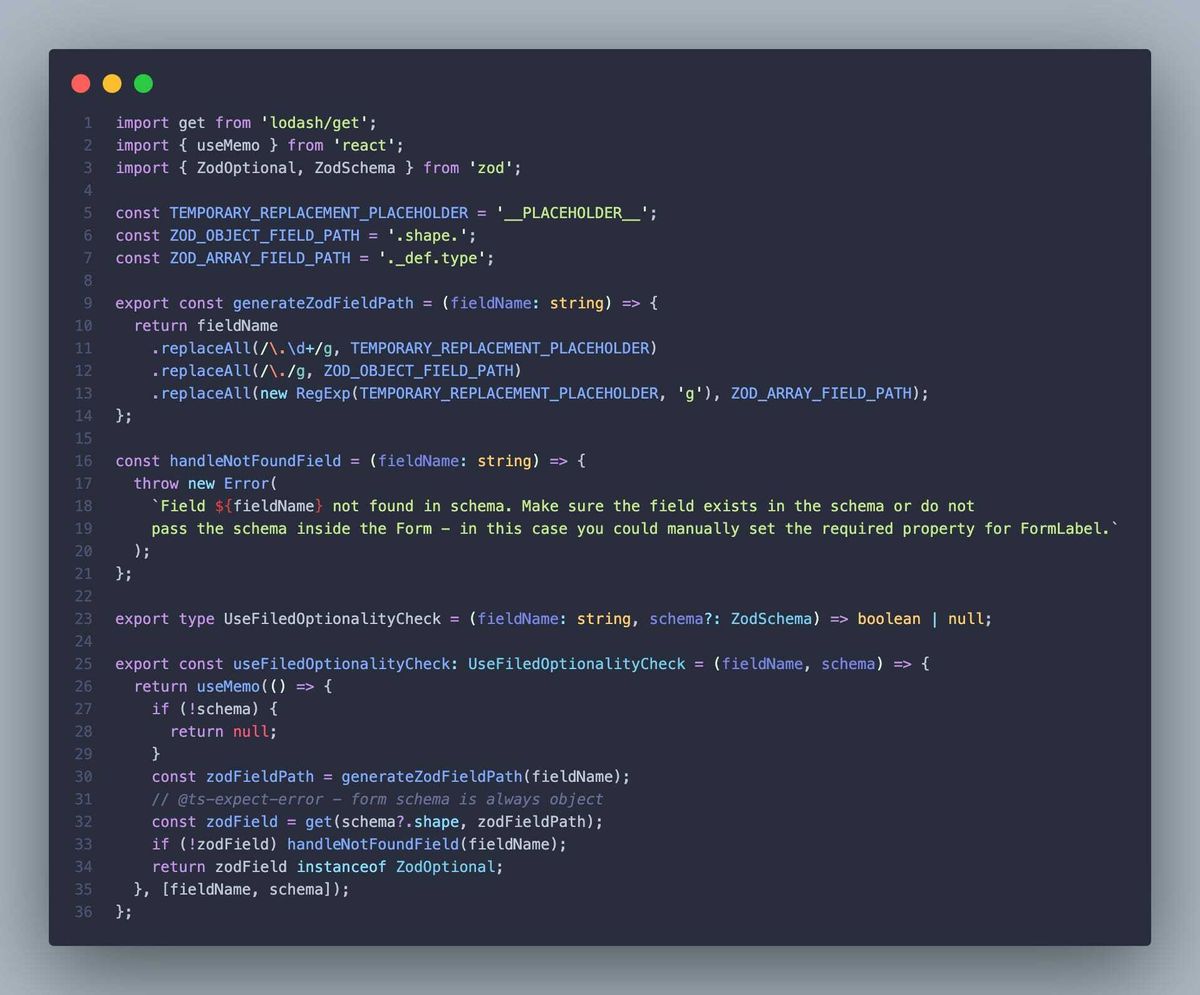 Automatically check that the field is required using React Hook Form and Zod — Boris Shuliak ...
