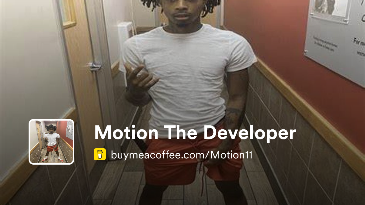 Motion The Developer - Buymeacoffee