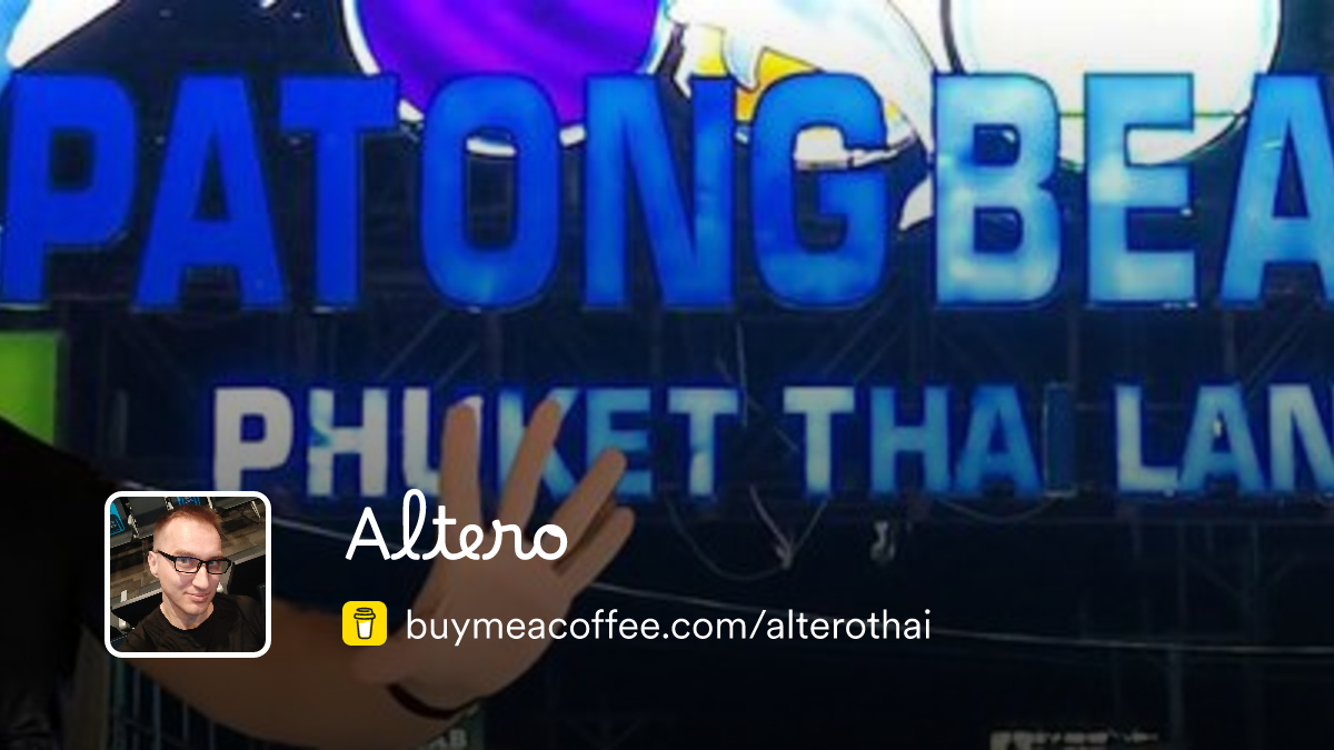 Altero is a video content creator related to Thailand and Thai talents ...