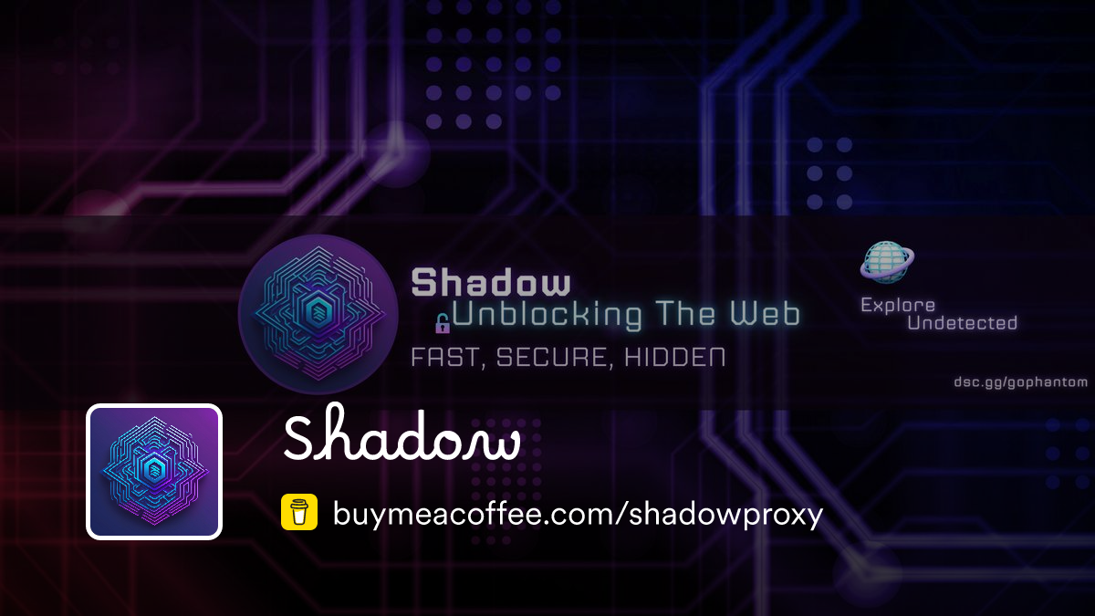 Shadow is a fast proxy - Buymeacoffee