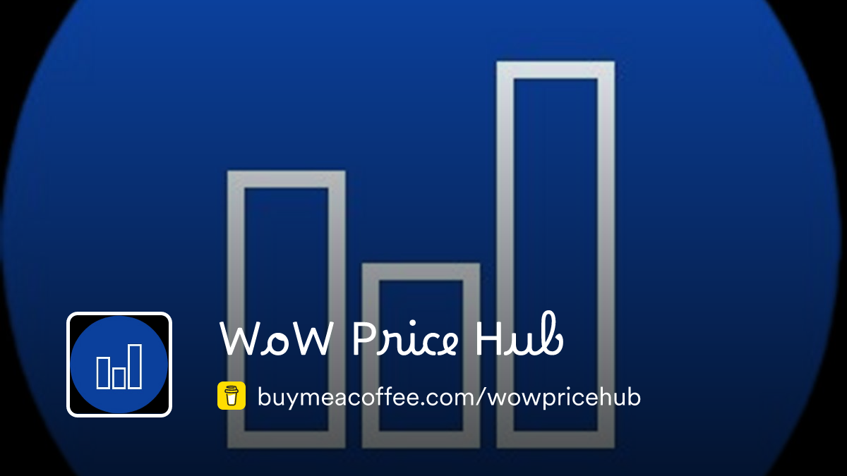 WoW Price Hub - Buymeacoffee