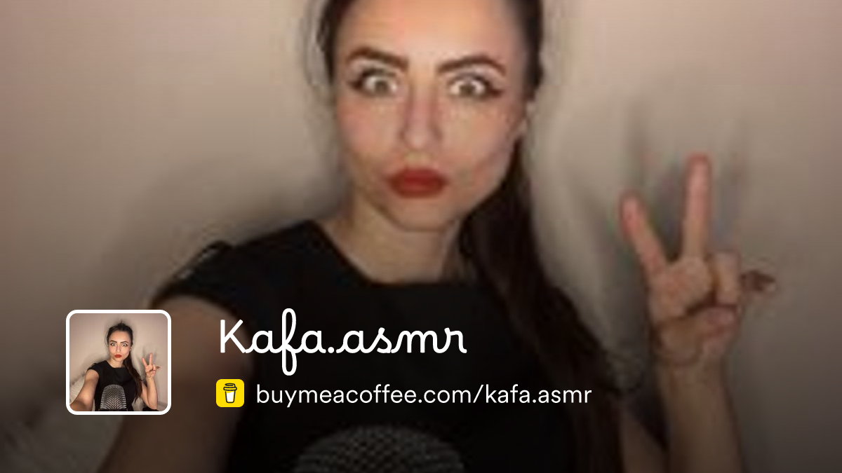 Kafa.asmr is I am an artist of asmr meditation😴🥷🏾 - Buymeacoffee