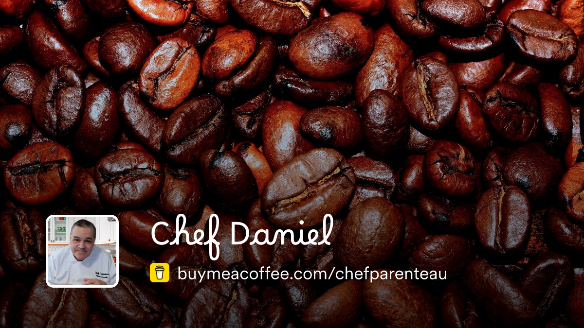 Chef Daniel is fueled by good coffee! - Buymeacoffee