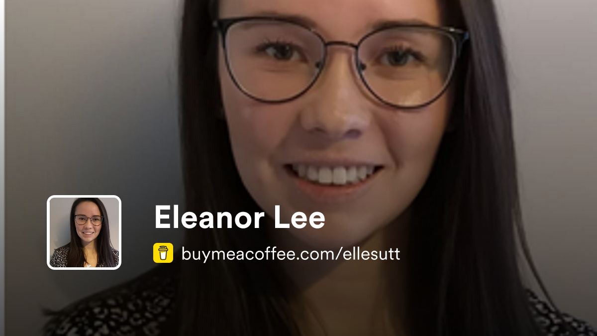 Eleanor Lee - Buymeacoffee