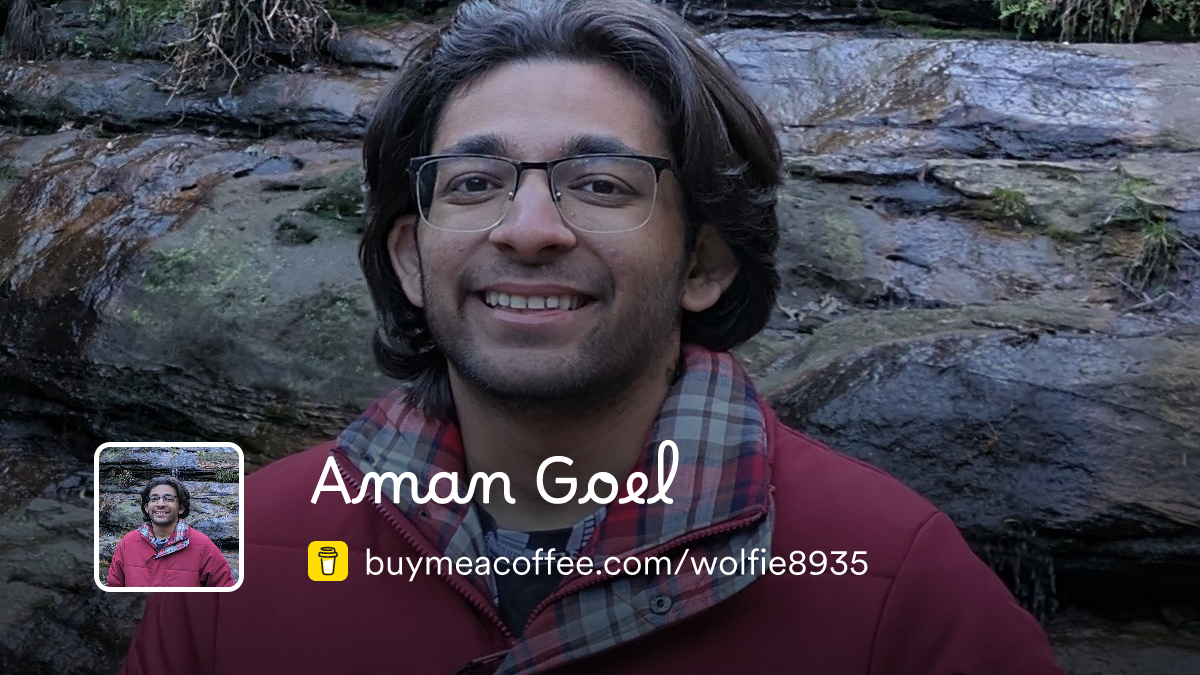 Aman Goel - Buymeacoffee