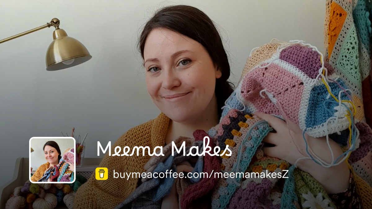 Meema Makes is creating crochet tutorials and patterns! - Buymeacoffee