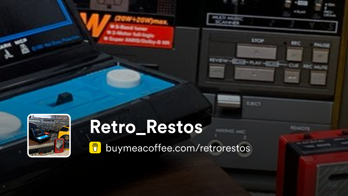 Retro_Restos is Vintage Electronic Repair & Restoration Videos for ...