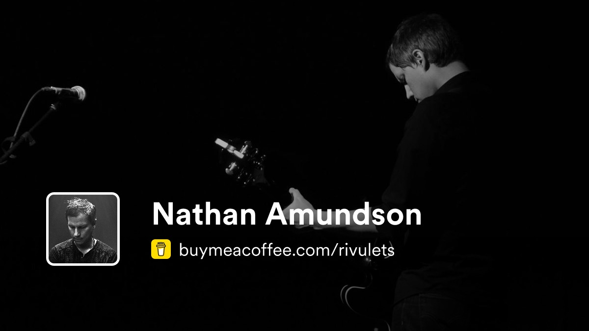 Nathan Amundson is creating music - Buymeacoffee