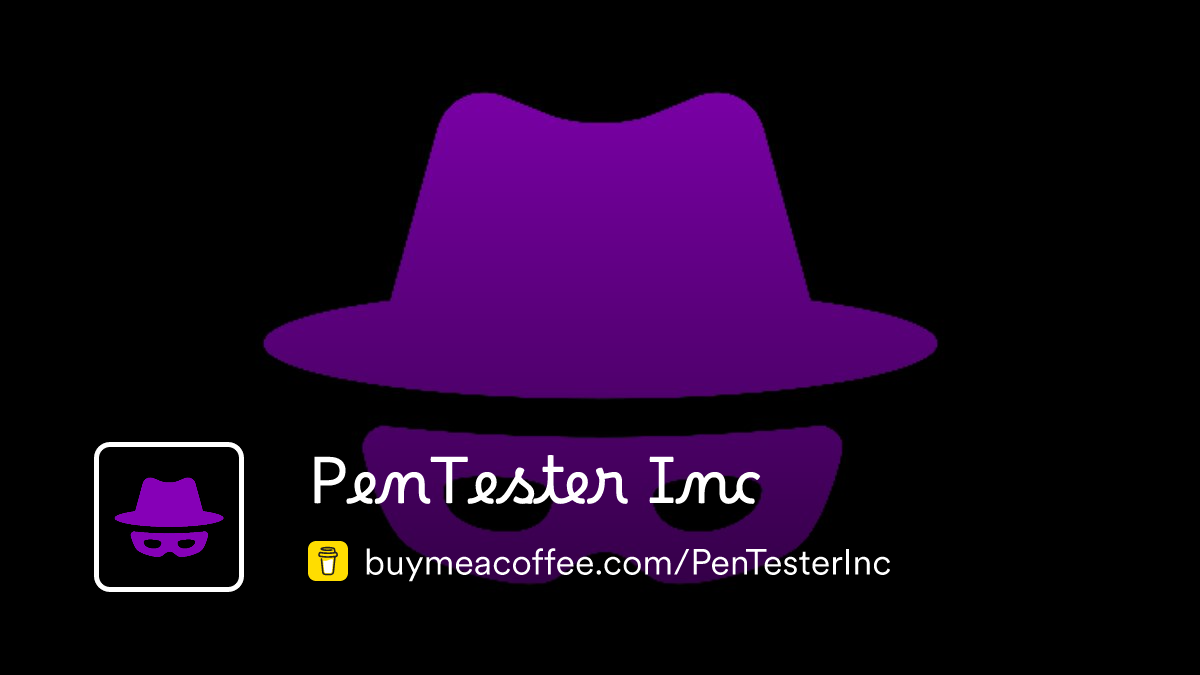 PenTester Inc - Buymeacoffee