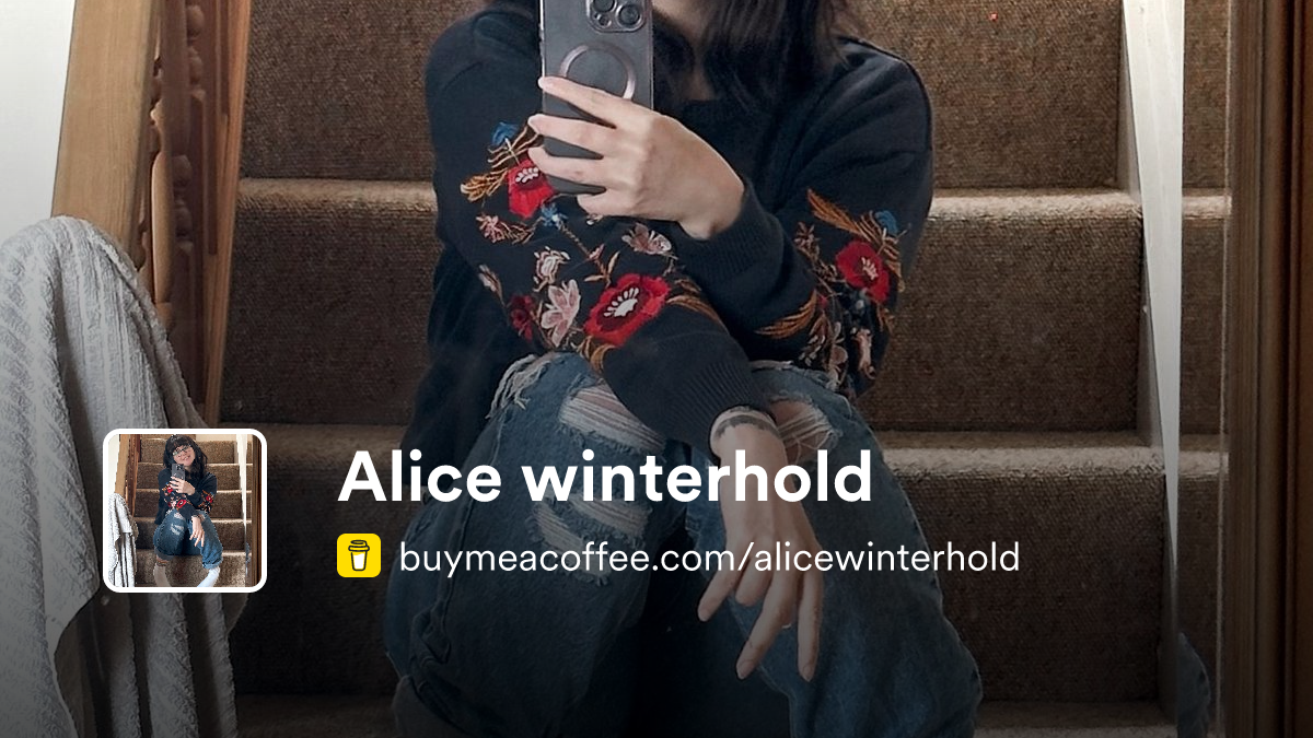Alice winterhold is creating weird shit - Buymeacoffee