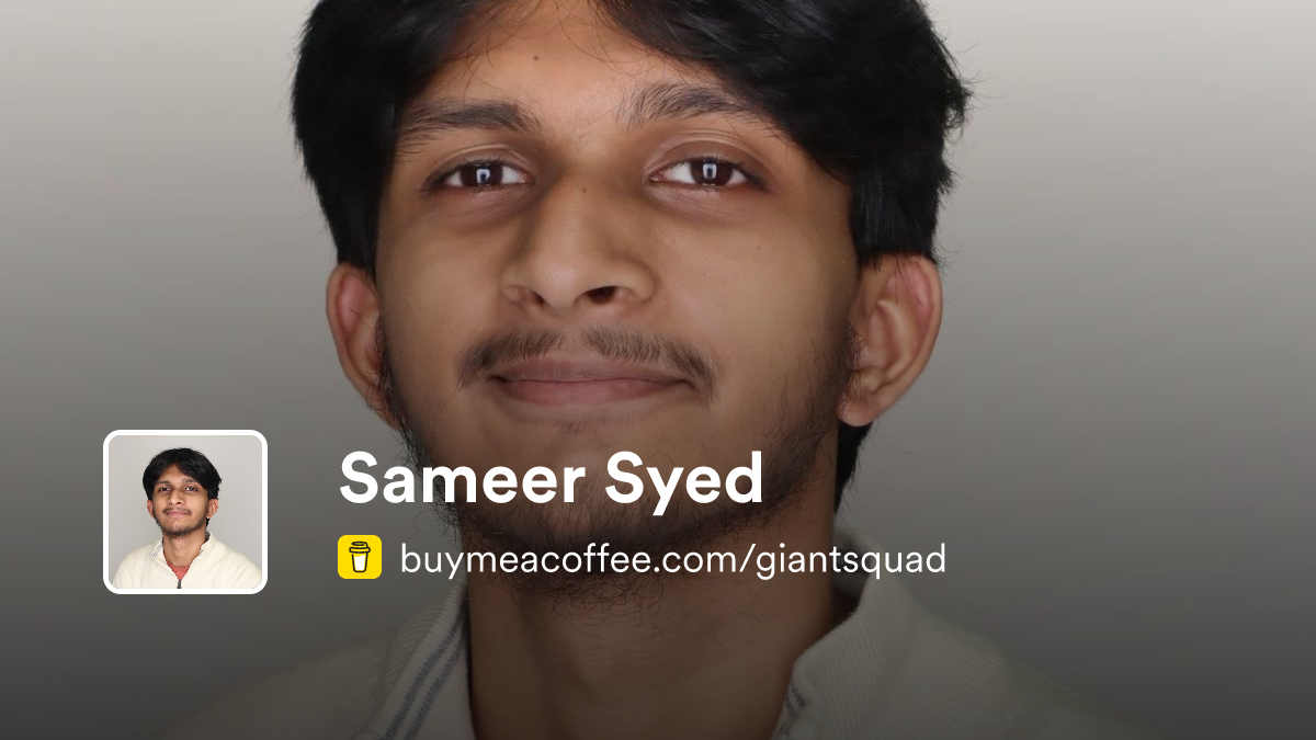 Sameer Syed is Games, Graphic Designs, and Software - Buymeacoffee