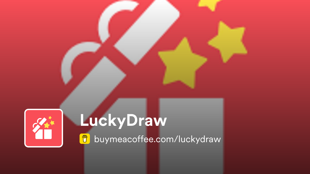 LuckyDraw - Buymeacoffee