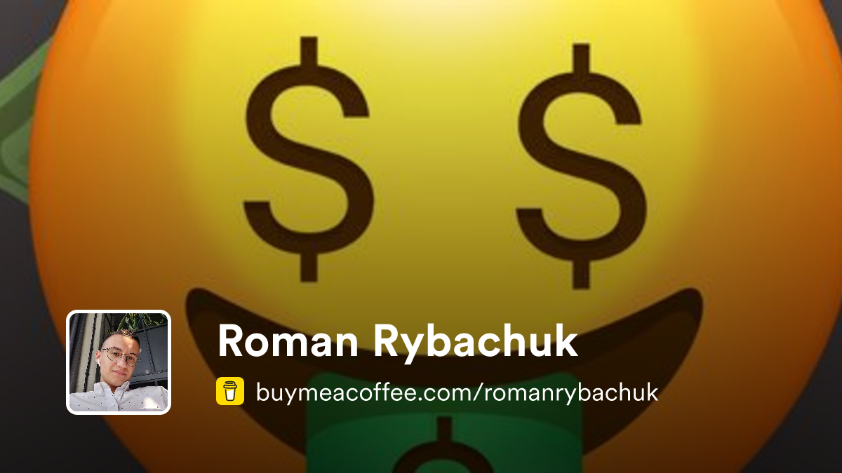 Roman Rybachuk is Chrome extensions developer - Buymeacoffee