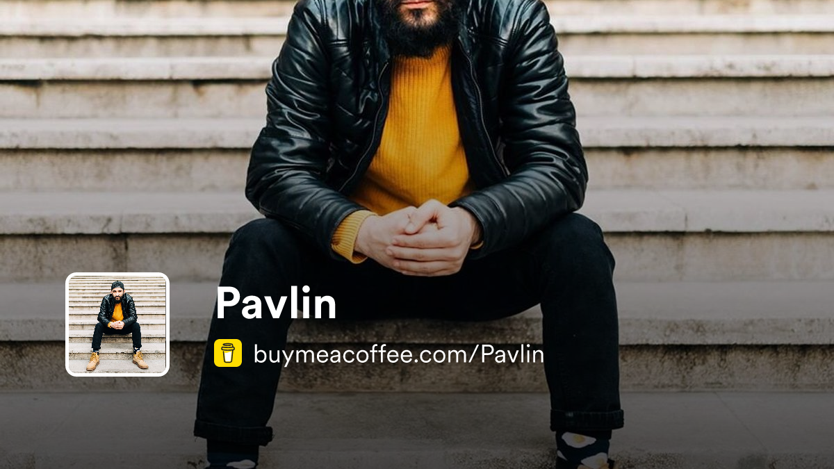 Pavlin - Buymeacoffee
