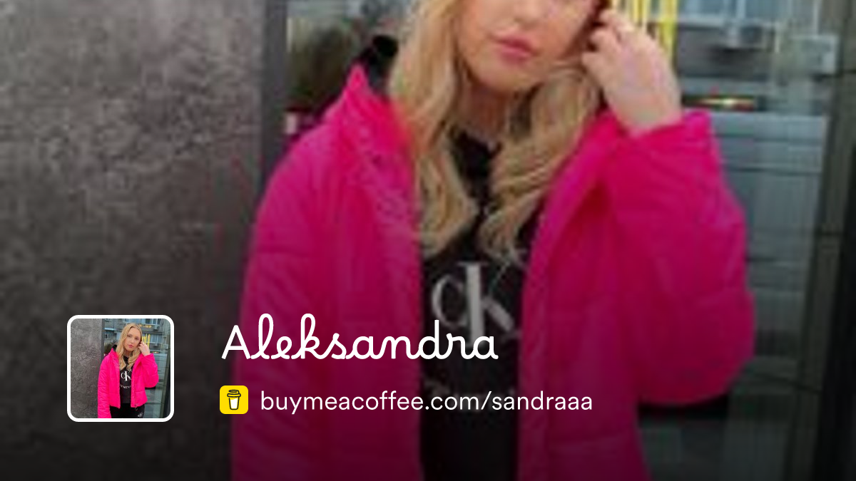 Aleksandra is I’m creative person . who likes to draw paintings 🎨 ...