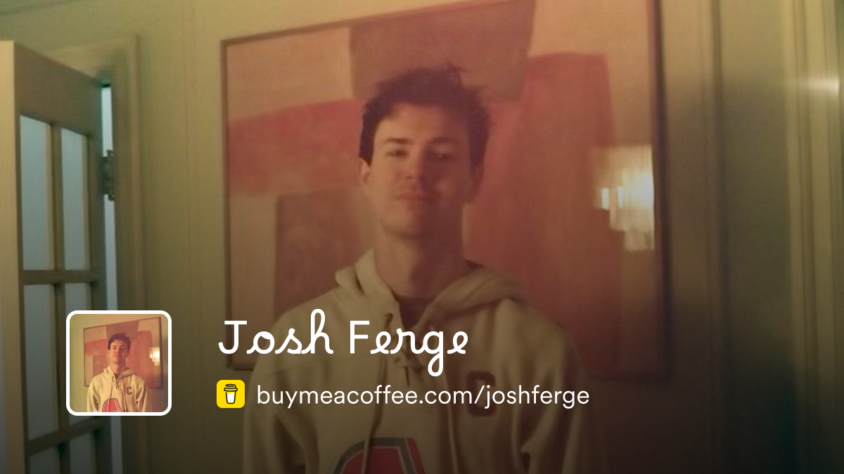 Josh Ferge is Creating Open Source Software - Buymeacoffee