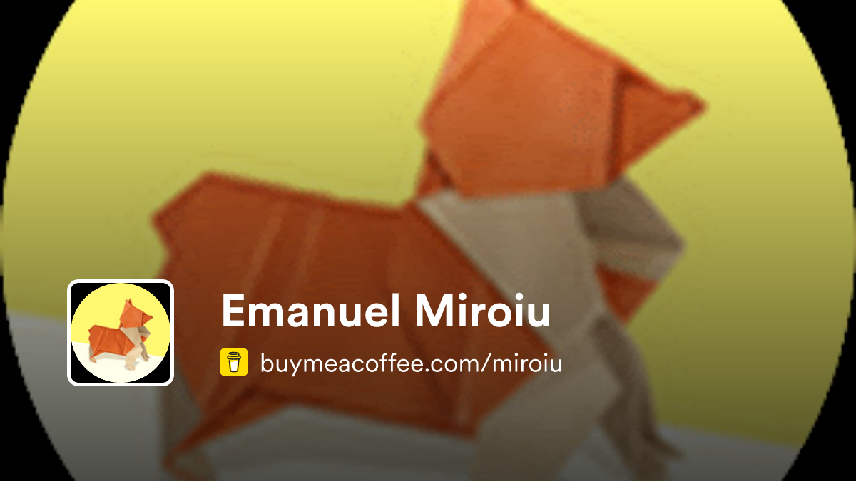 Emanuel Miroiu is building Nodify - Buymeacoffee