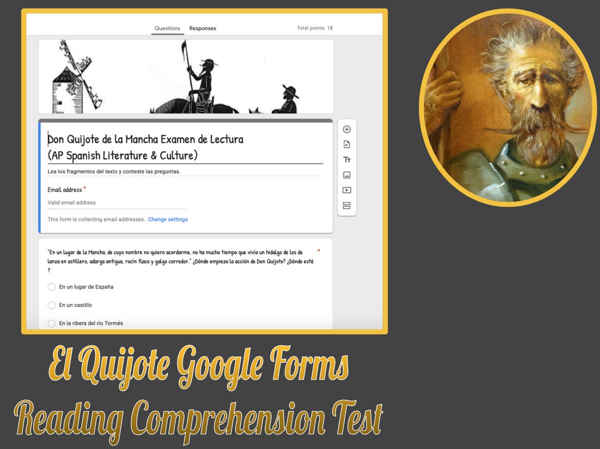 Google Forms El Quijote Reading Exam AP Spanish Literature — DrG ...
