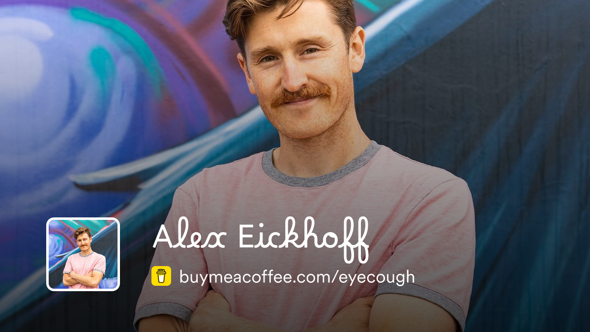 Alex Eickhoff is painting murals and documenting his creative process on YouTube. - Buymeacoffee