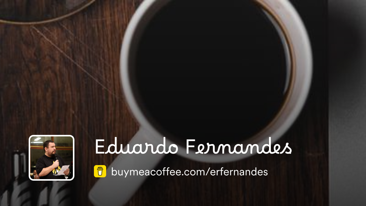 Eduardo Fernandes is developing Power Platform components and apps - Buymeacoffee
