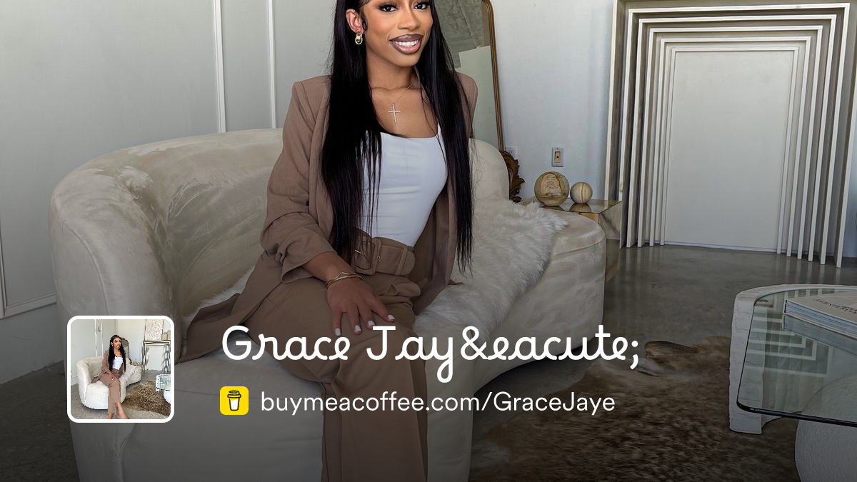 Grace Jayé is a Christian business coach and a creator - Buymeacoffee