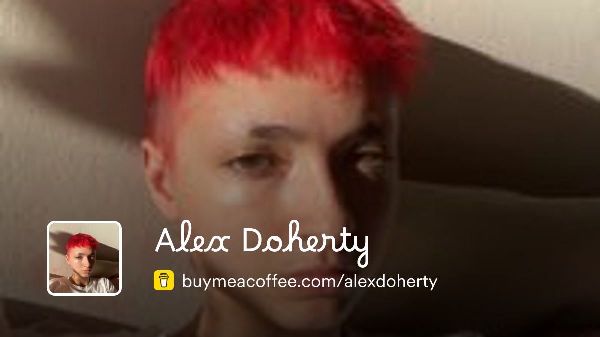 Alex Doherty - Buymeacoffee