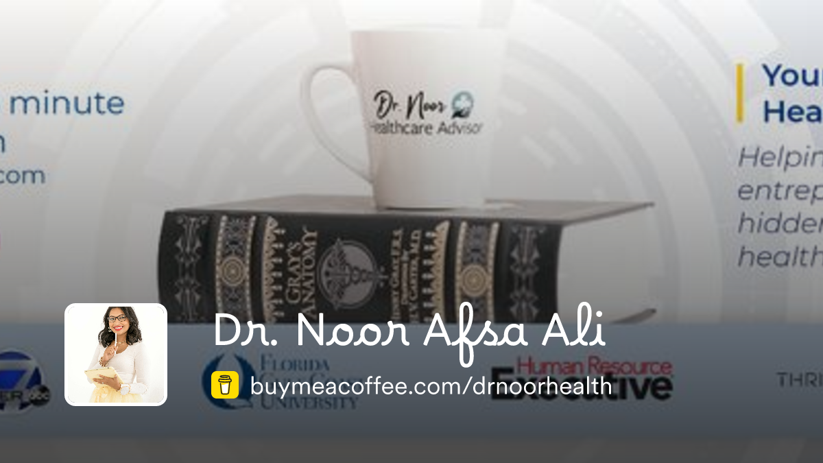 Dr. Noor Afsa Ali is uplifting women in business - Buymeacoffee