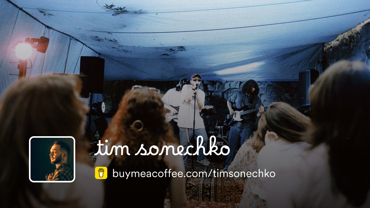 tim sonechko is indie-pop, lo-fi, hippie-punk - Buymeacoffee