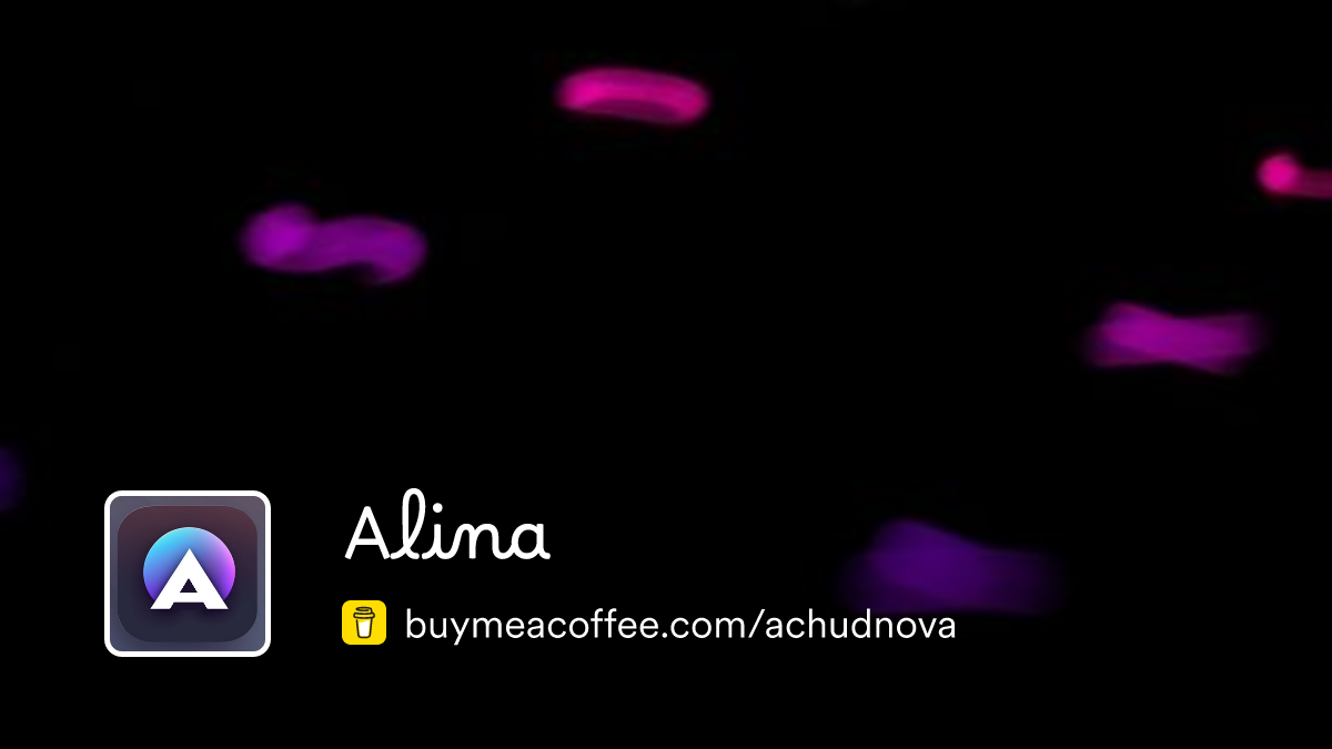 Alina is YouTube creataor who shares coding tutorials - Buymeacoffee